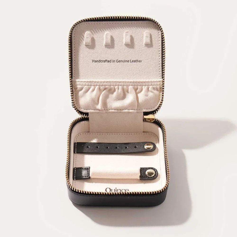 Quince | Accessories | Quince Leather Jewelry Travel Case | Poshmark